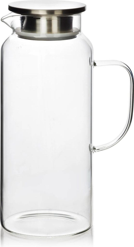 Skleněný džbánek s víkem CLARA 1,9 L transparentní