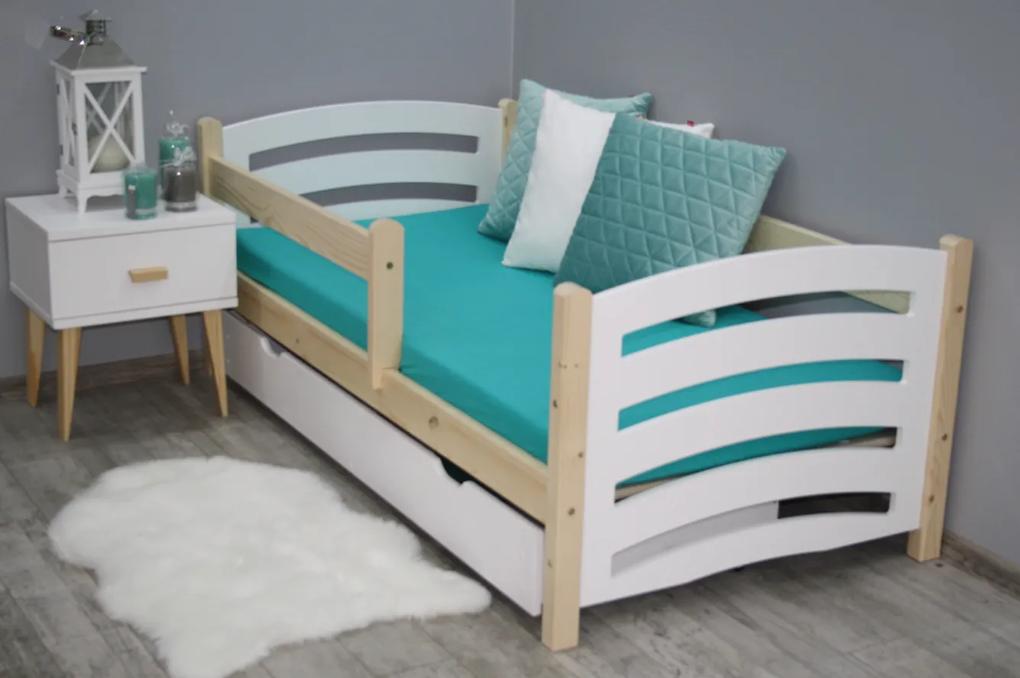 Dětská postel Mela 80 x 160 cm Matrace: Matrace COCO 10 cm, Rošt: Bez roštu