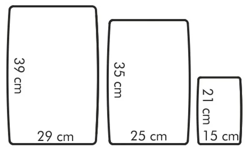 TESCOMA Krájecí deska pružná PRESTO, sada 3 ks