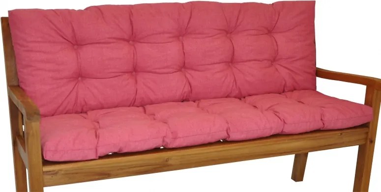 Axin Trading Polstr na zahradní lavičku 150x50 cm (sada) Polstr: Světle béžový melír