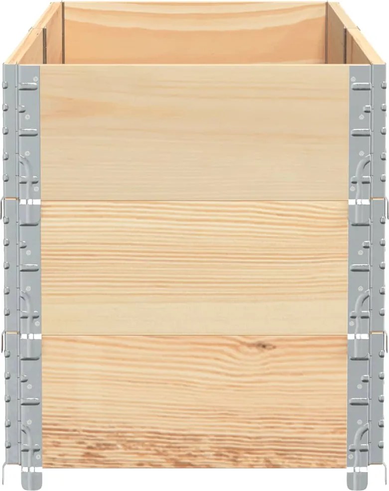 Zahradní truhlík 150 x 50 cm masivní borové dřevo 3295435
