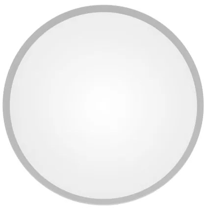 Koupelnové stropní svítidlo se senzorem CLEO 3xE27/24W/230V pr. 40 cm šedá IP54