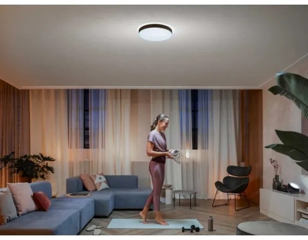 Philips - LED Stmívatelné stropní svítidlo Hue ENRAVE L LED/33,5W/230V černá+ DO
