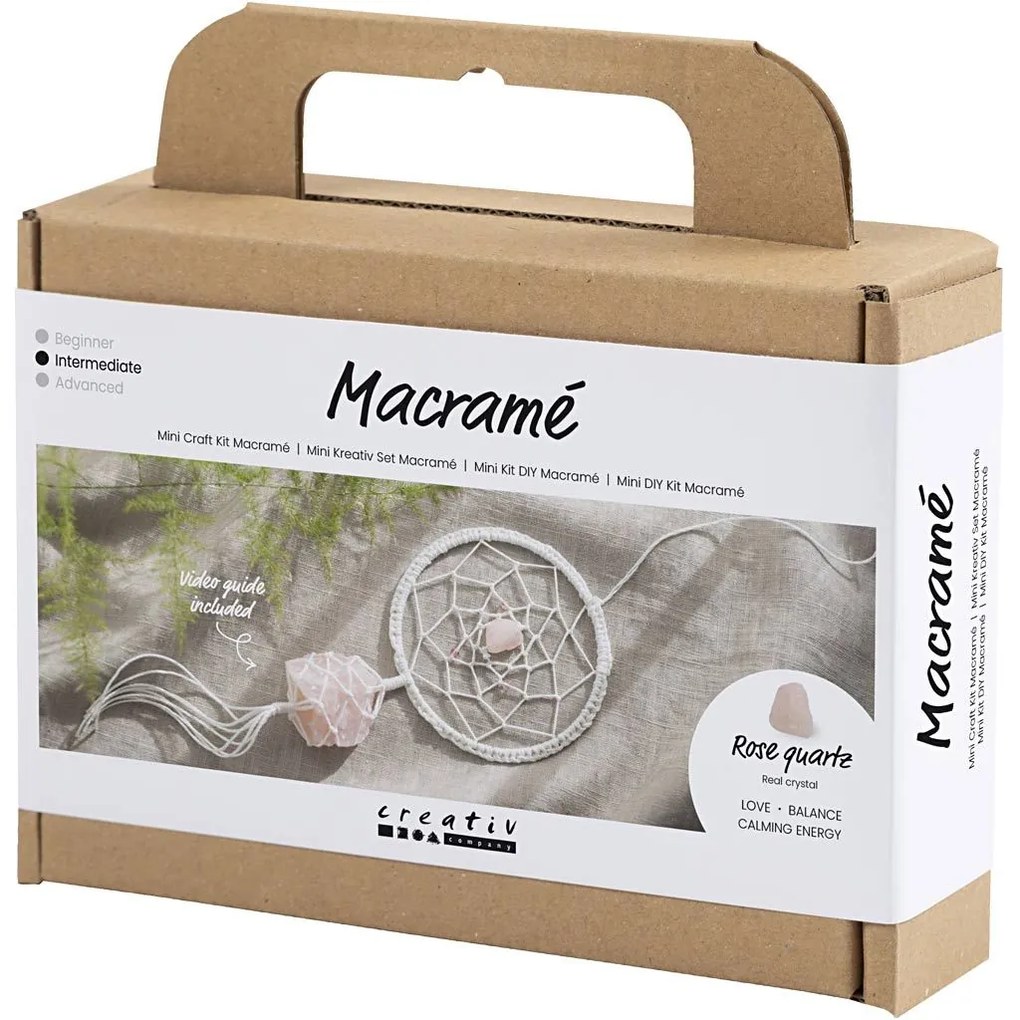 Creativ Company Kreativní sada Mini Craft Kit Macramé Dreamcatcher