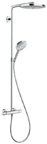 Hansgrohe Raindance Select S - Sprchový set s termostatem, 24 cm, 2 proudy, bílá/chrom 27129400