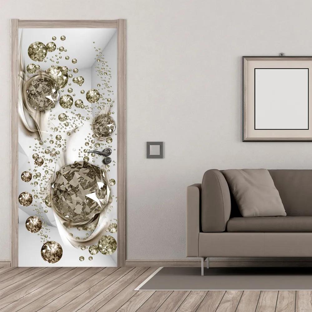 Fototapeta na dveře Bimago - Bubble abstraction + lepidlo zdarma 100x210 cm