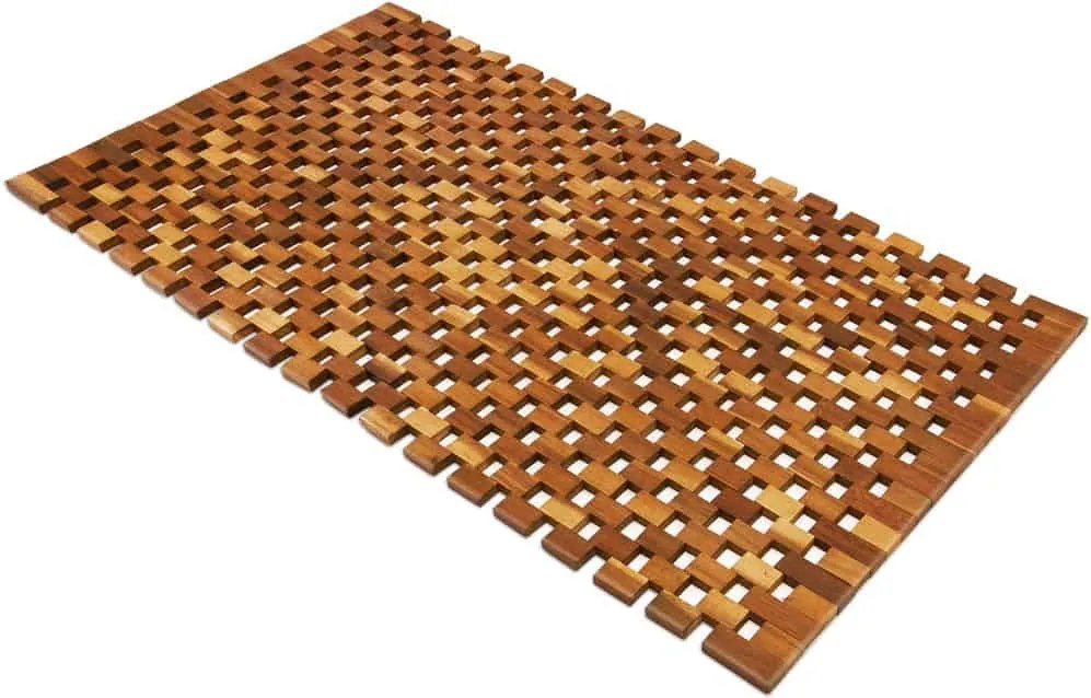 Deuba Koupelnová podložka - 80x50 cm - akát