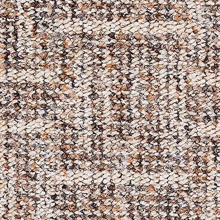Smyčkový koberec RIO 700 hnědo-bílo-rezavá šíře 300 cm