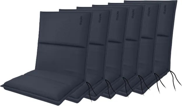 Doppler CITY 4412 - set 6 ks polstrů na křeslo s nízkým opěradlem