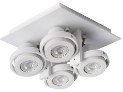Lucide 17906/21/31 - LED Stmívatelné bodové svítidlo LANDA 4xGU10/5W/230V bílá
