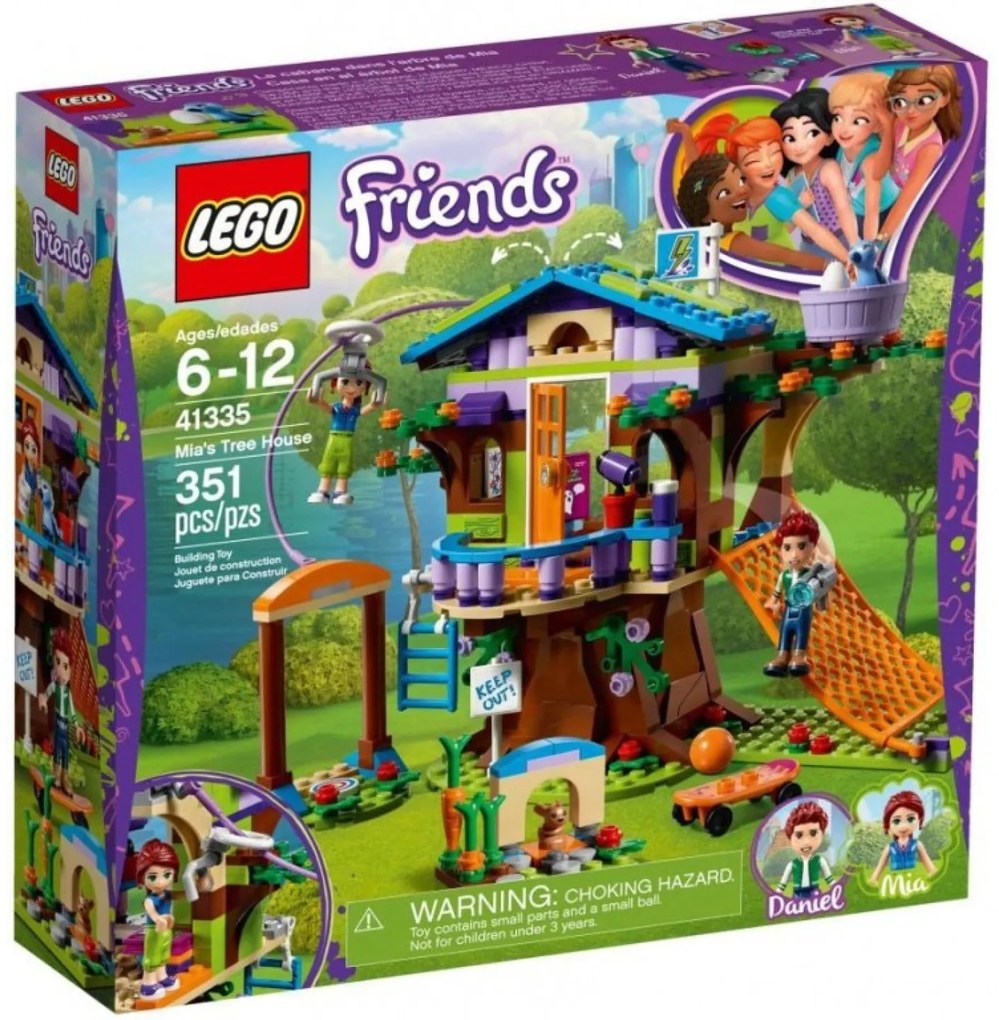 Stavebnice lego friends 41335 mia a jej domček na strome