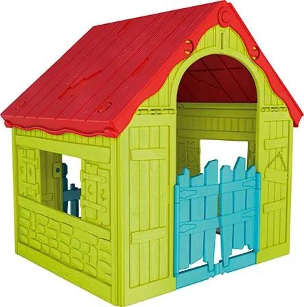 Dětský domek Keter Foldable Playhouse - zelený