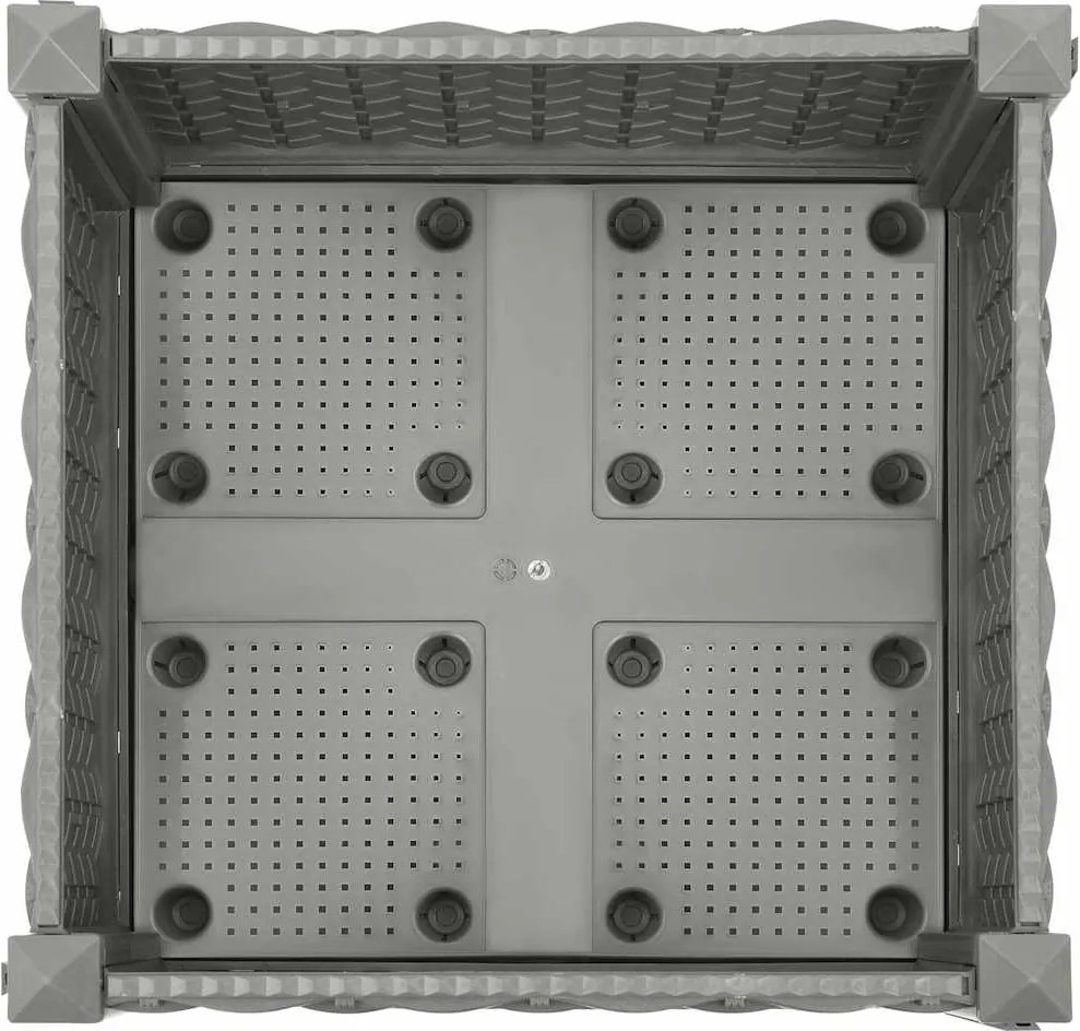 Vyvýšený záhon 40 x 40 x 23 cm polypropylen 153289