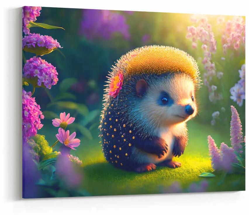 Obraz malý roztomilý ježek