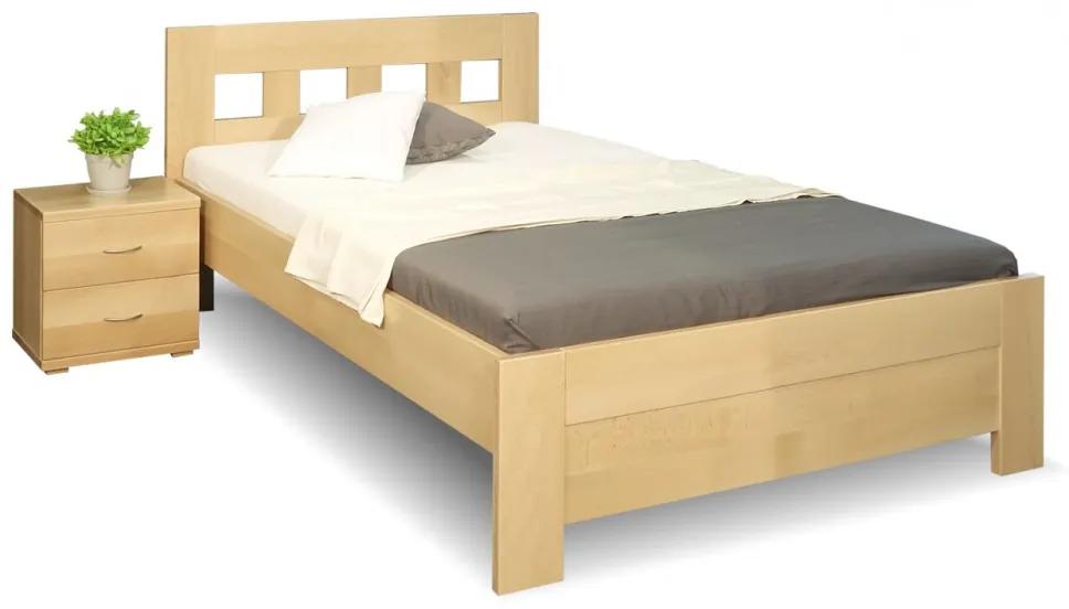 Zvýšená postel z masivu Rocco, , masiv buk , 140x200 cm