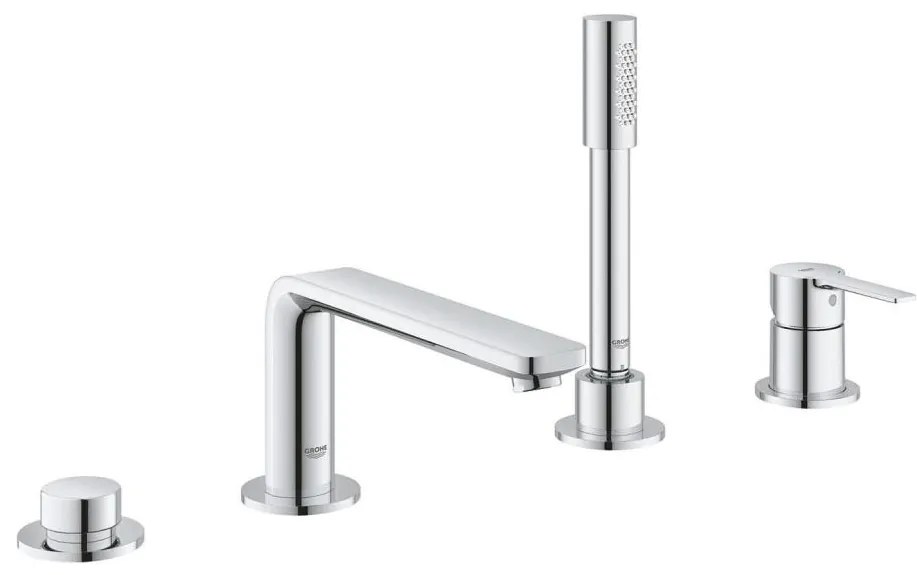 GROHE 19577001 - Vanová čtyřotvorová kombinace LINEARE lesklý chrom 19577001