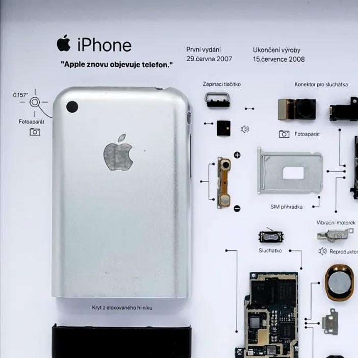 Obraz, Apple iPhone 2G Bílá