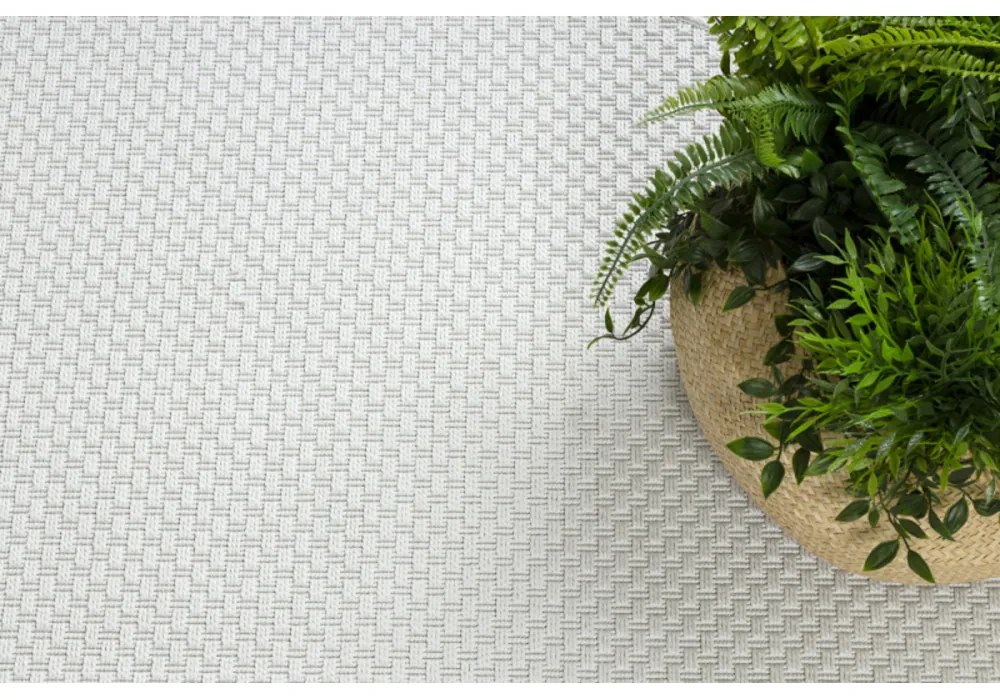 Kusový koberec Decra bílý kruh 200cm