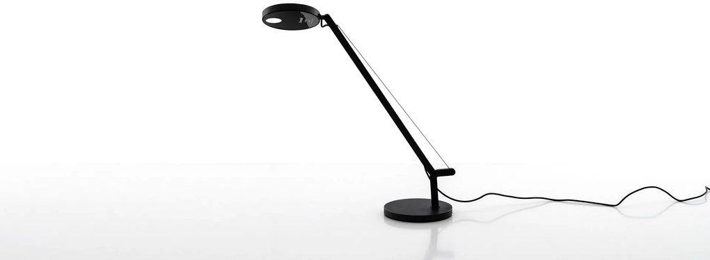 Artemide Demetra Micro Table, černá stolní lampička s dotykovým stmívačem, 6W LED 2700K, 51,5cm