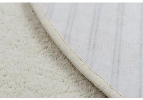 koberec kulatý VELVET MICRO krémový 031 hladký, Jednotný jedn velikost kruh 133 cm | krásné koberce cz