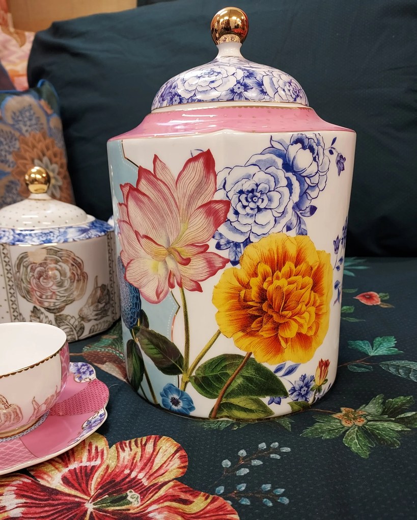 Pip Studio Royal Multi porcelánová dóza 2,75l, barevná (porcelánová dóza)