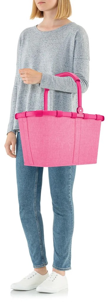 Nákupní košík Reisenthel Carrybag Frame Twist pink