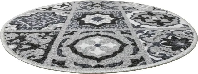 Protiskluzový koberec PATCHWORK 19 New šedý