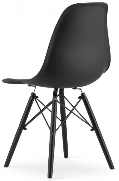 Jídelní židle OSAKA černá (černé nohy)
