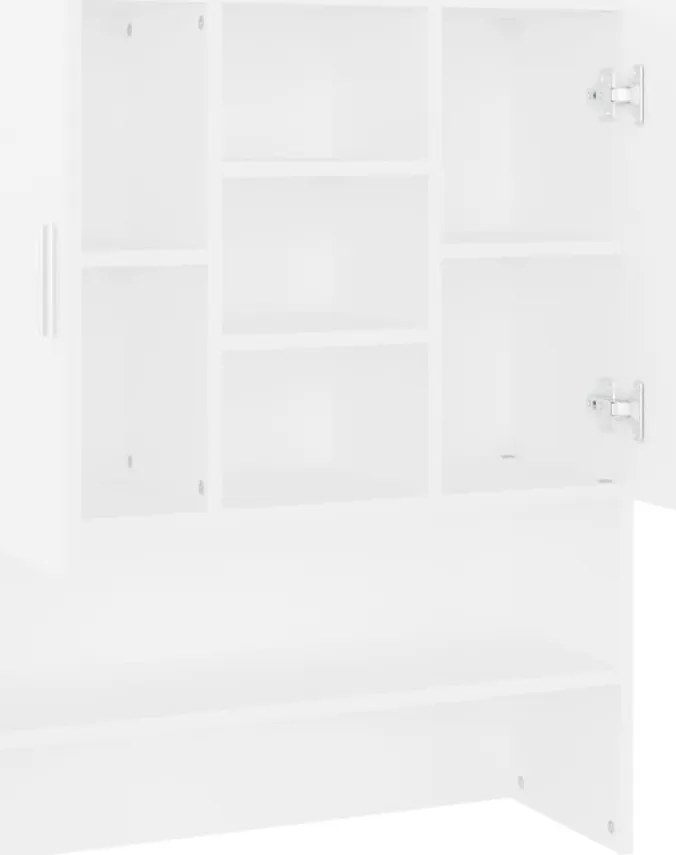 vidaXL Skříňka nad pračku 70,5 x 25,5 x 90 cm [815946] Barva: šedá sonoma