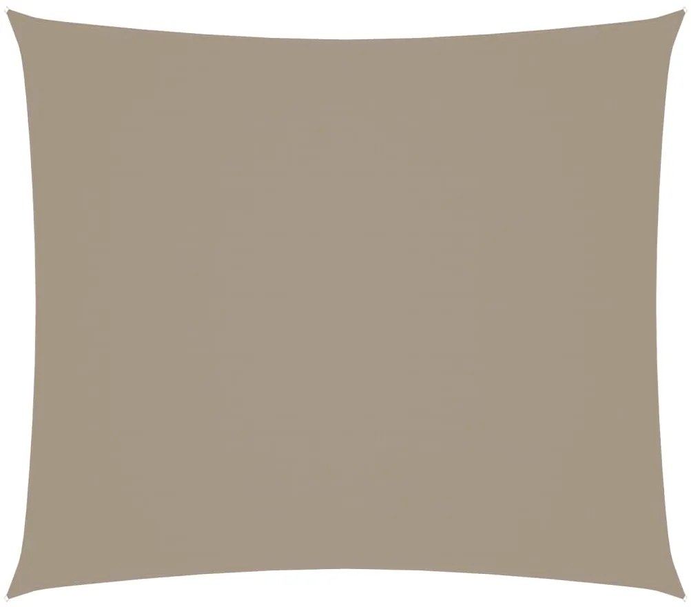 Stínící plachta oxfordská látka obdélníková 2,5 x 3 m taupe 135425