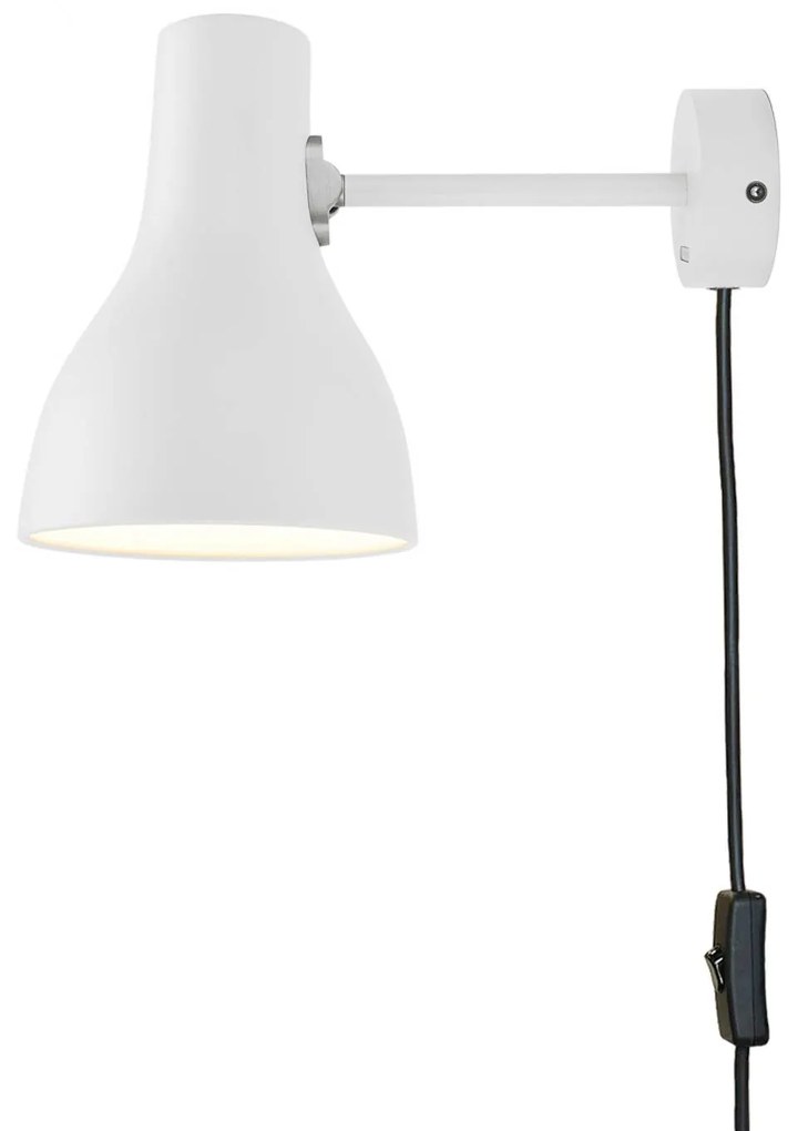 Anglepoise Type 75 nástěnné světlo bílé, zásuvka