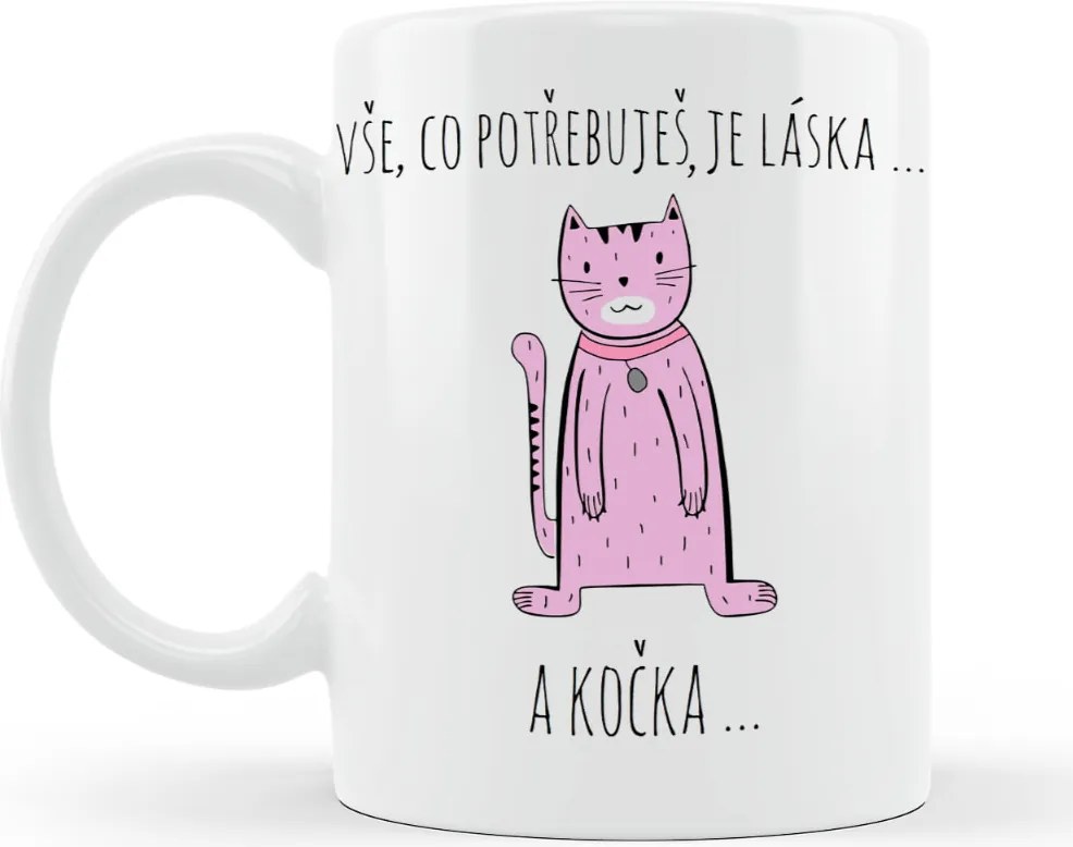 Ahome Ahome CZ Hrneček Láska a kočka 330 ml