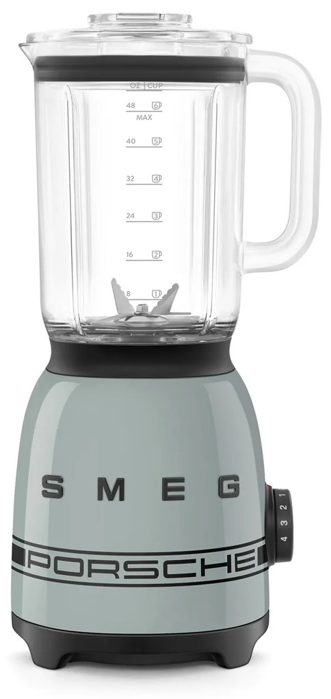 Smeg Stolní mixér Porsche x SMEG, 50's Retro Style, BLF03, 1,5l plastová nádoba, šedozelená BLF03PSGEU