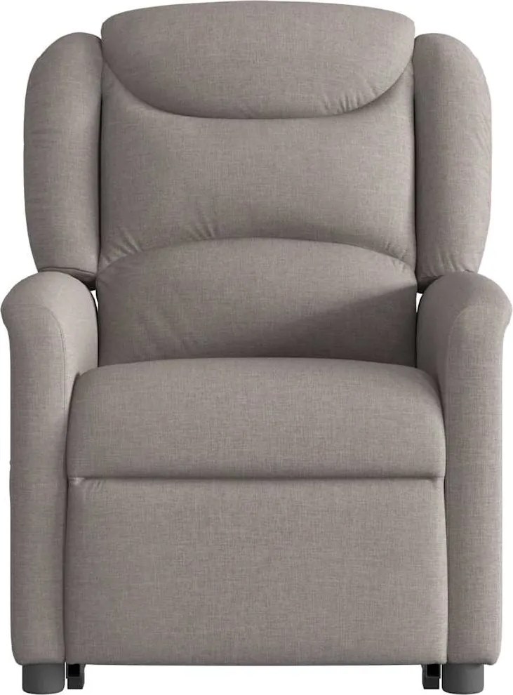 Zvedací polohovací křeslo taupe textil 3303201