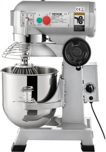 Komerční stojanový mixér, 14,2 l nerezová mísa, 850 W