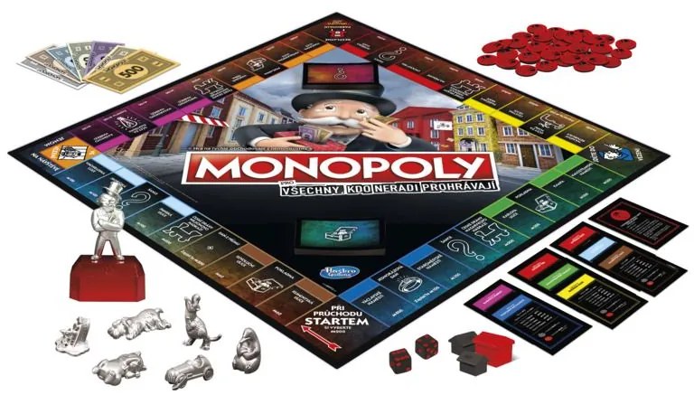 Hasbro Monopoly pro všechny, kdo neradi prohrávají CZ verze