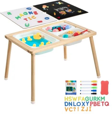 Senzorický stůl pro batolata VEVOR, 82 × 60,5 × 50,5 cm