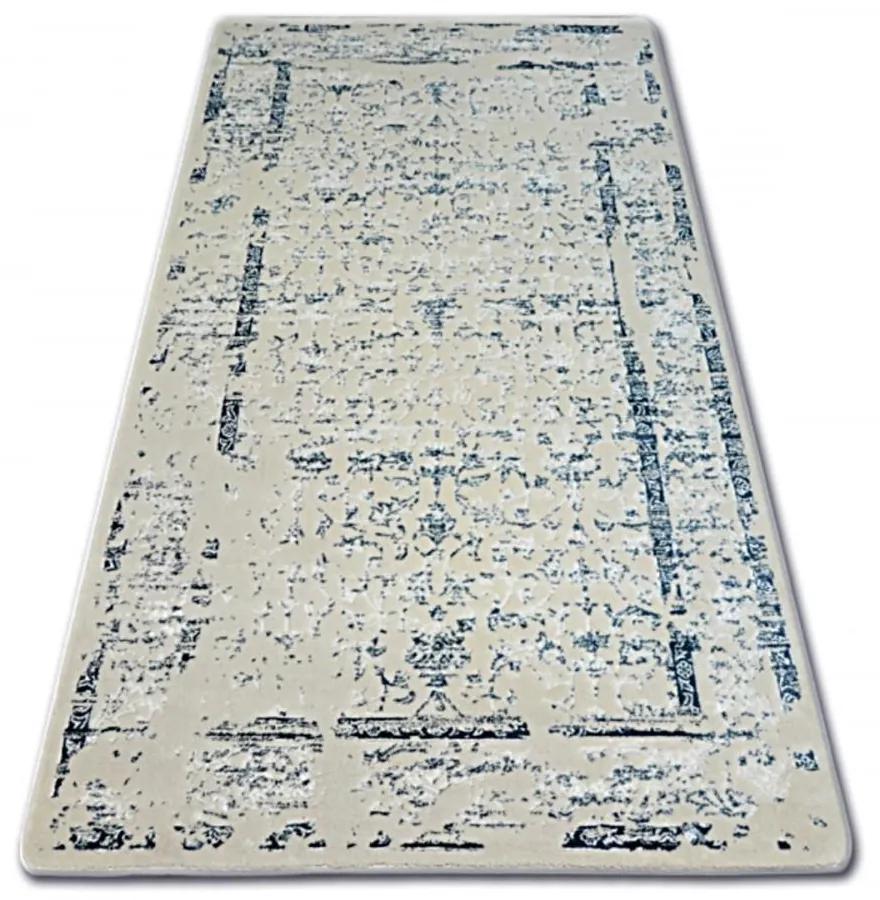 Luxusní kusový koberec akryl Icon modrý 80x150cm