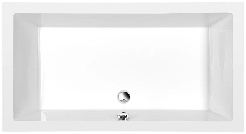 Polysan DEEP hluboká sprchová vanička s konstrukcí, obdélník 100x90x26cm, bílá - 72349