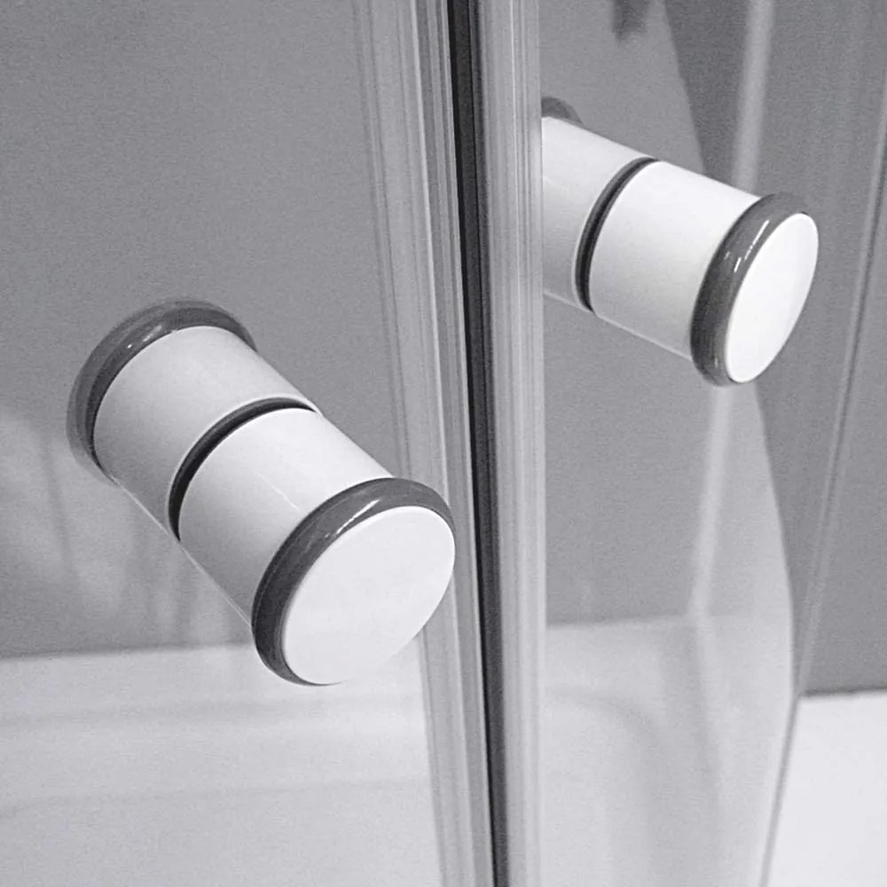 Sprchový box SIMPLE 2050 mm Transparent S 900 × 900 Bílý SIMPLE - SANIPRO /900 4000249