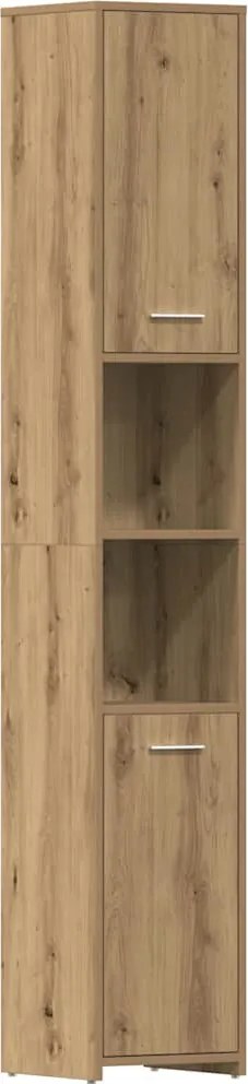 4dílná koupelnová sestava dub artisan kompozitní dřevo 3328942