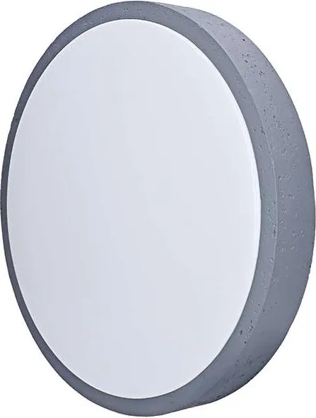 LED stropní světlo s dálkovým ovládáním Grey nastavitelné - průměr 38 cm, šedá