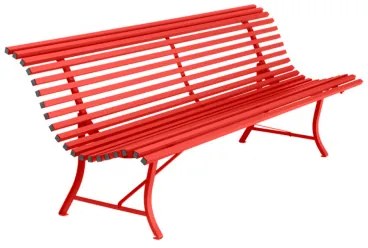 Louisiane Steel Bench 200 cm oranžová Fermob