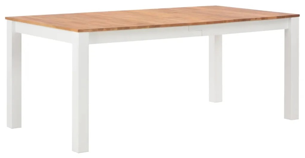 247846 vidaXL Jídelní stůl 180 x 90 x 74 cm masivní dubové dřevo