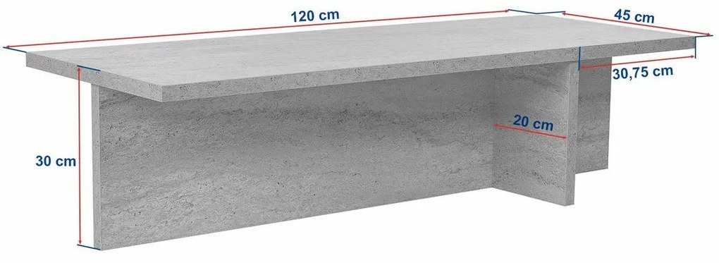 Konferenční stolek Harbor Travertine