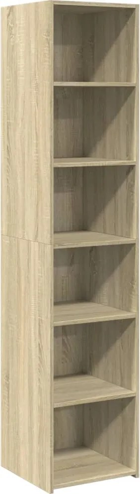 Skříň highboard dub sonoma 40 x 41 x 185 cm kompozitní dřevo 3281668