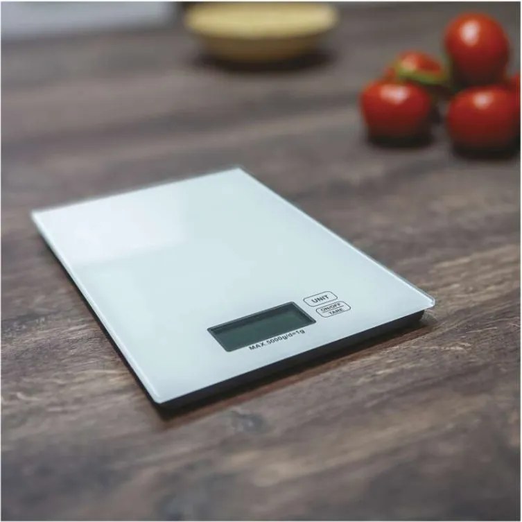 Kuchyňská váha EMOS EV014, digitální, 5 kg, bílá