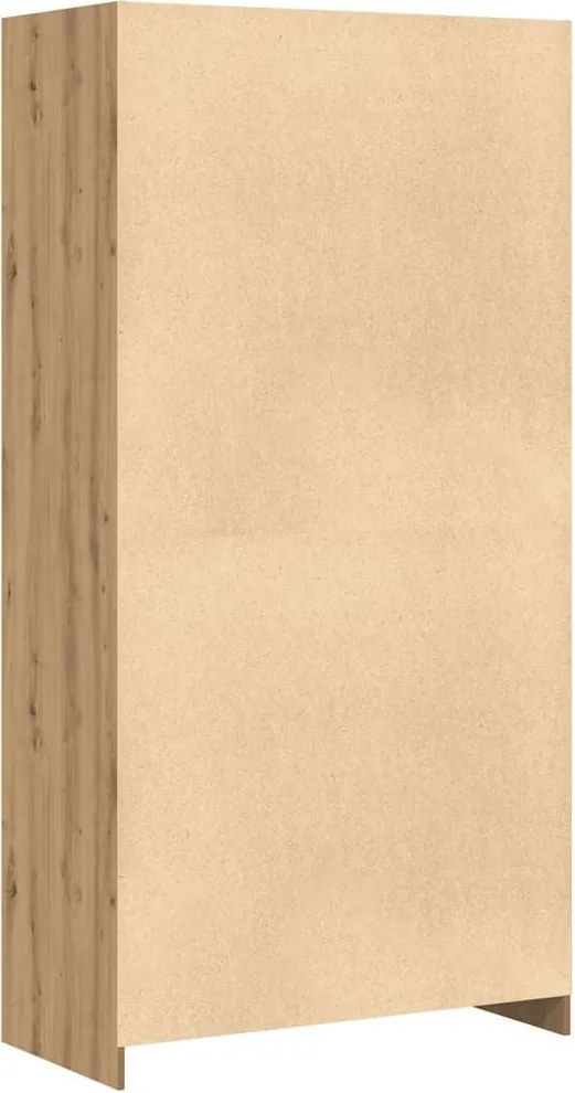 Šatní skříň dub artisan 100 x 50 x 200 cm kompozitní dřevo 3318627