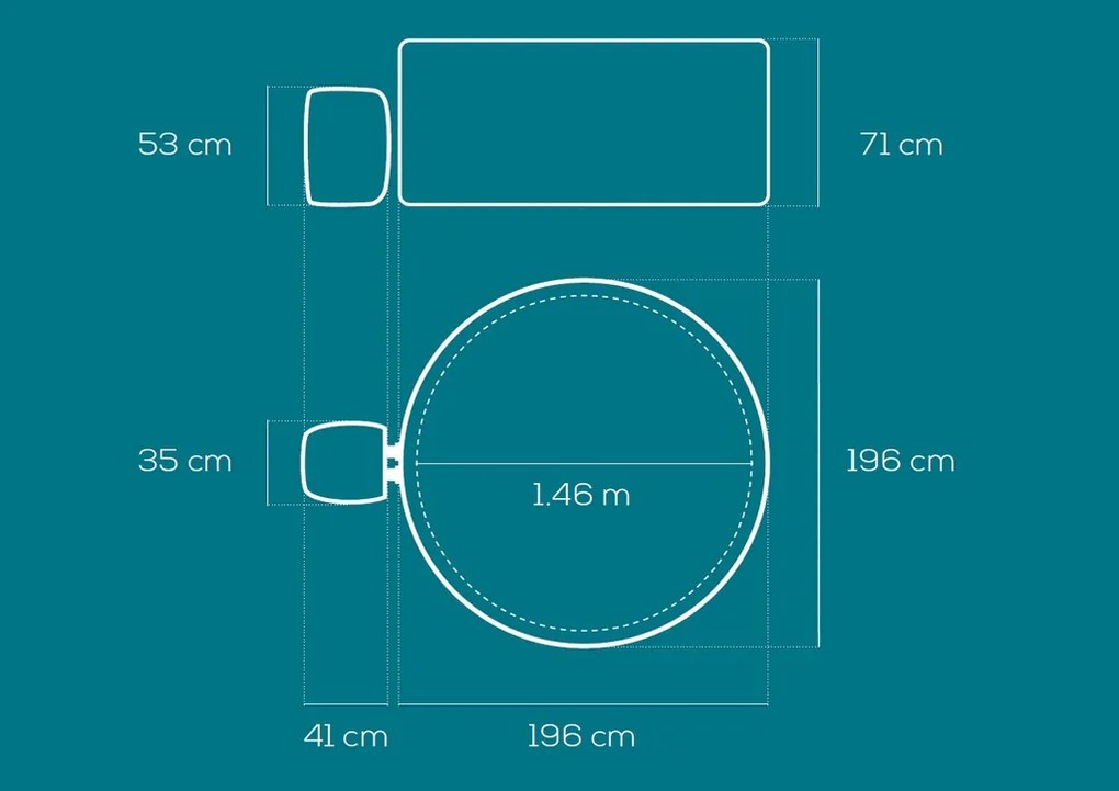 BESTWAY 60019 - Vířivka LAY-Z-SPA Honolulu AirJet