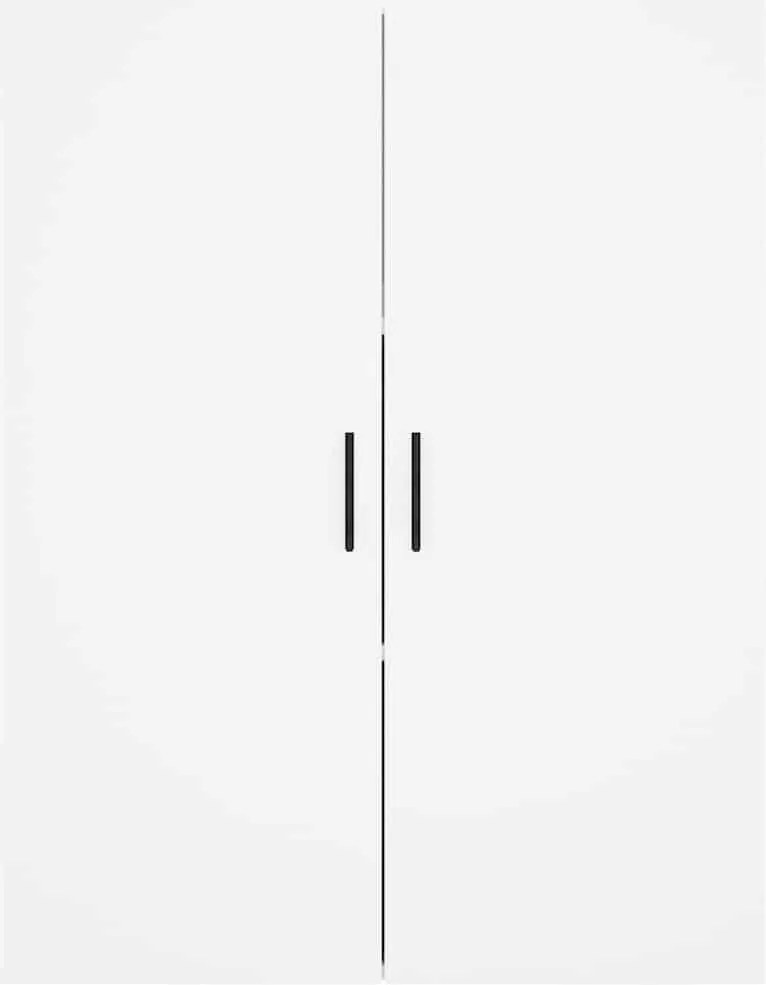 Skříň highboard bílá 69,5 x 34 x 180 cm kompozitní dřevo 3195691